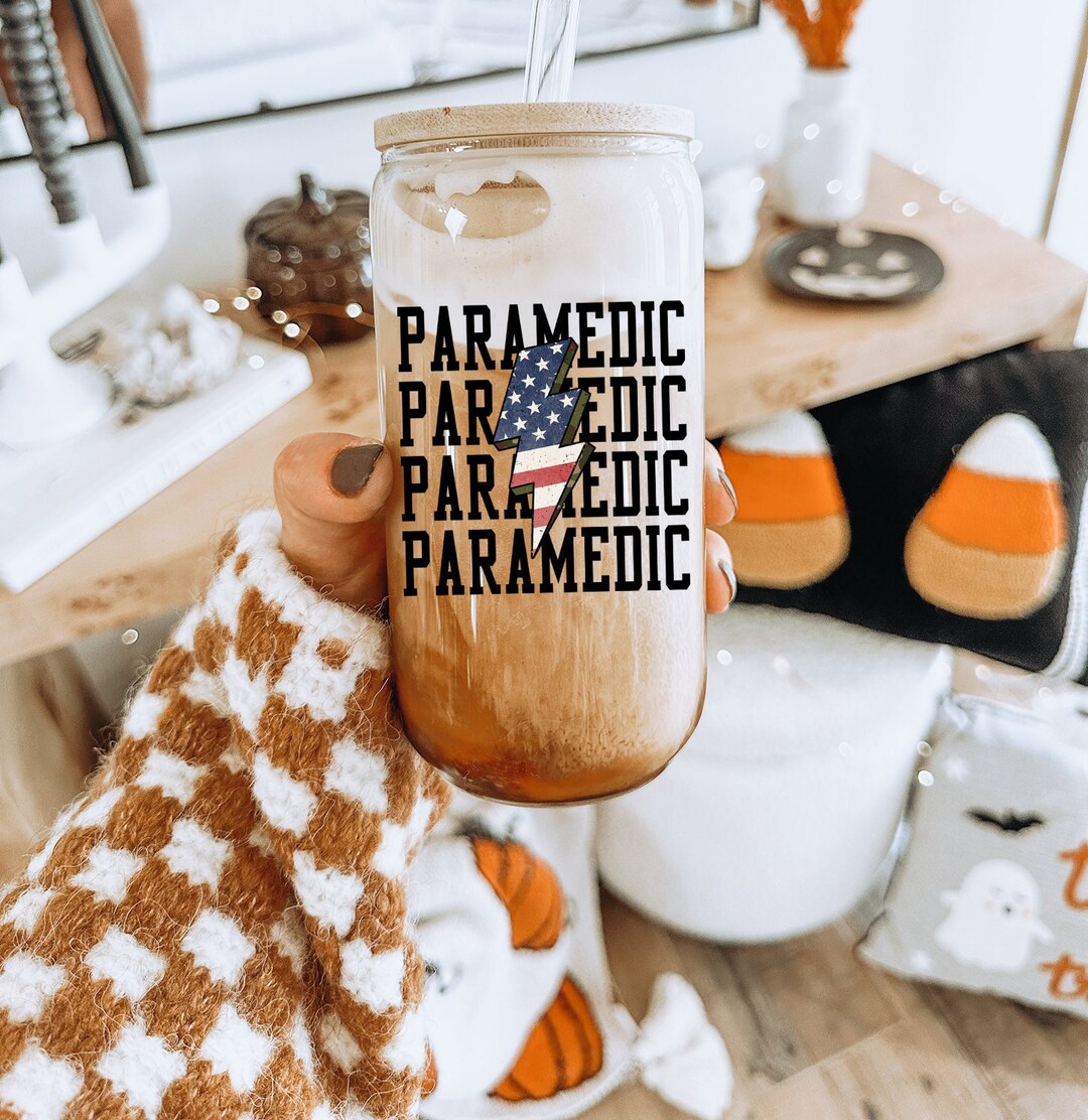 Paramedic Graduation Grad Glass Tumbler, Gifts, Mug, Reusable Cup ...