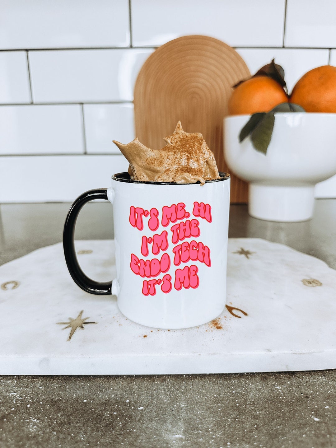 Endo Tech Endoscopy Mug, Gifts, Coffee Cup Accent, Funny, Red Black ...