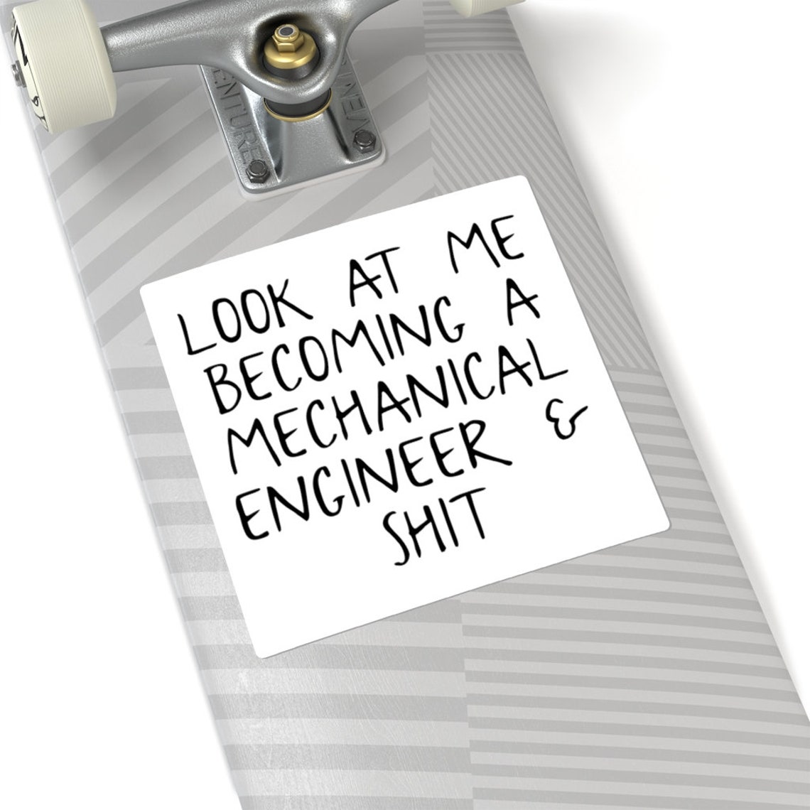 Mechanical Engineer Engineering Sticker Laptop Sticker Funny - Etsy