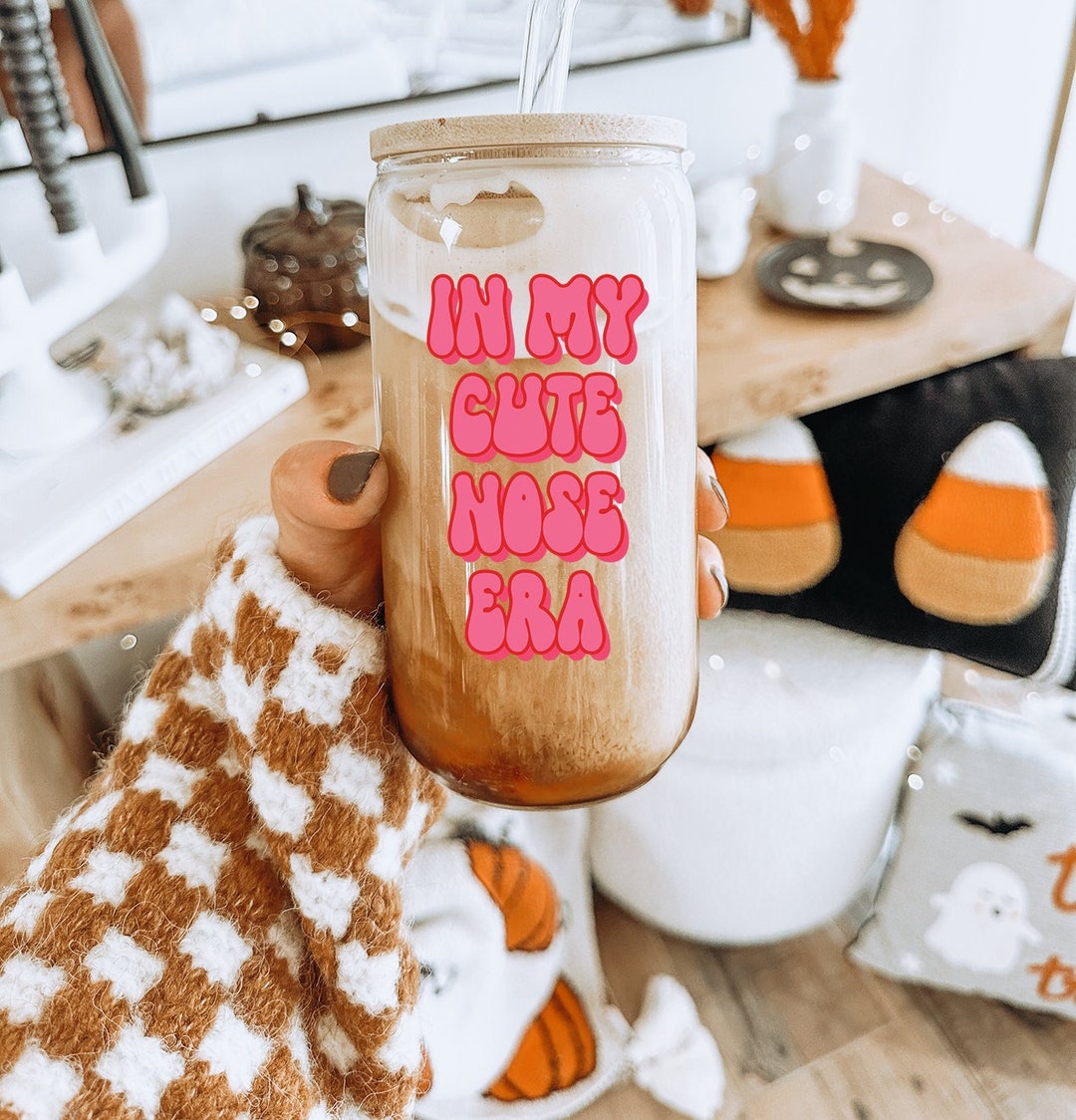 Nose Job Surgery Recovery Glass Tumbler, Gifts, Reusable Cup, for Her ...