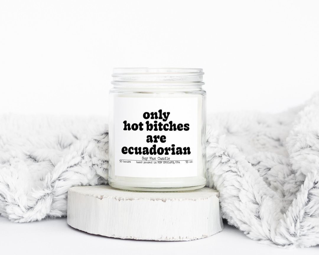 Ecuadorian Ecuador Pride Mom Dad Sister Best Friend Gifts, Funny Candle ...