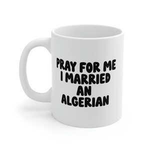Algerian Algeria Wedding Anniversary Wife Husband Mug, Gifts, Funny ...