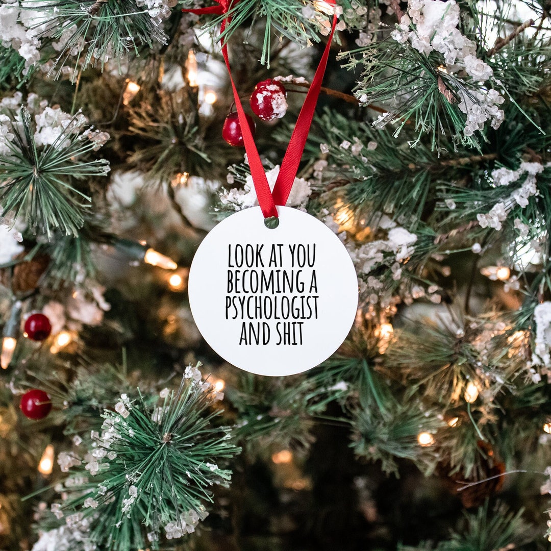 Psychologist Psychology Graduation Grad Gifts, Ornament, Round ...