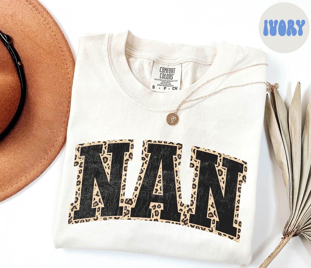 Nan Shirt, Grandma Gifts, Leopard Print Tshirt, Tee, Women - Etsy UK