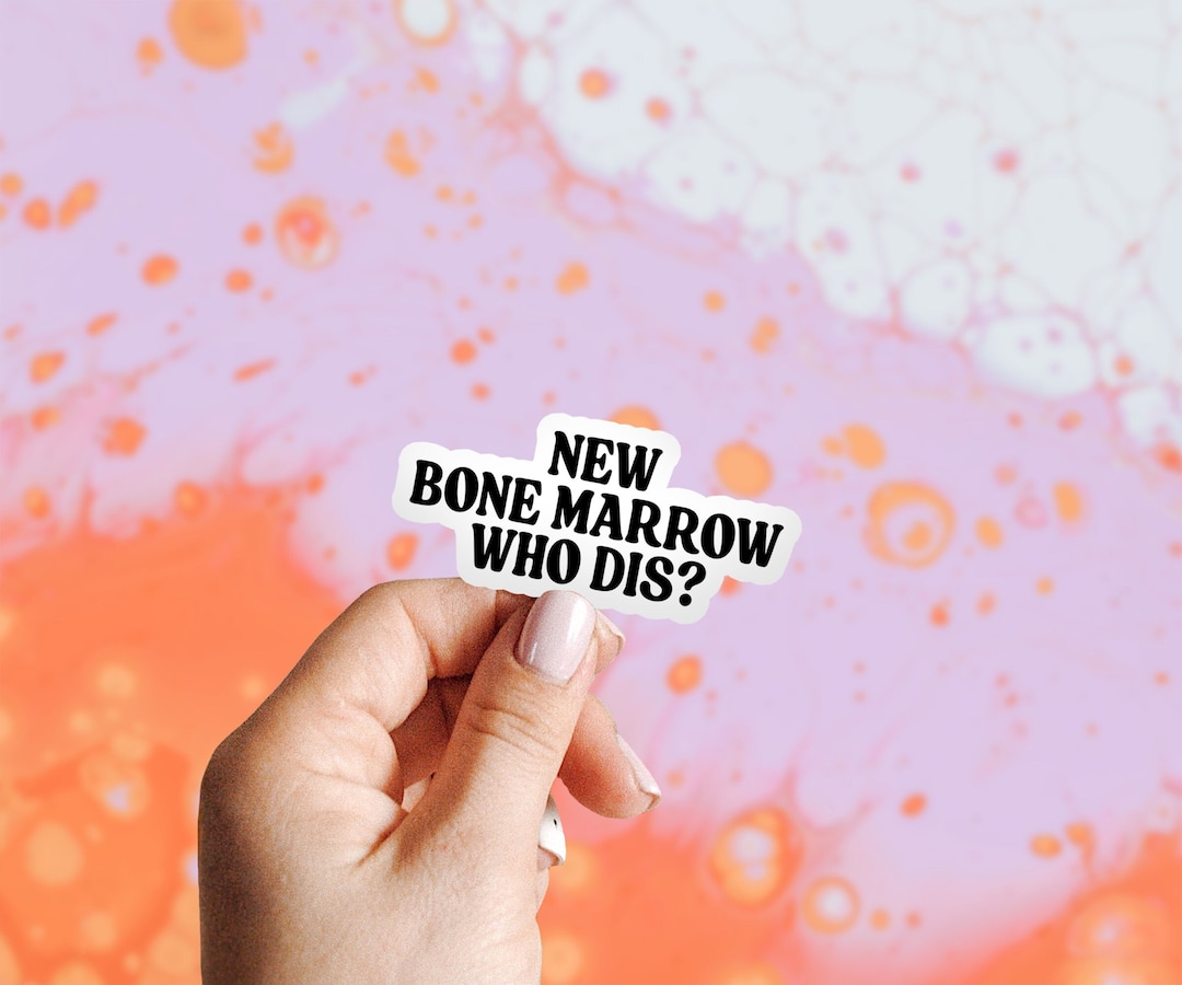 Bone Marrow Transplant Surgery Sticker, Gifts, Kiss Cut, for Laptop ...