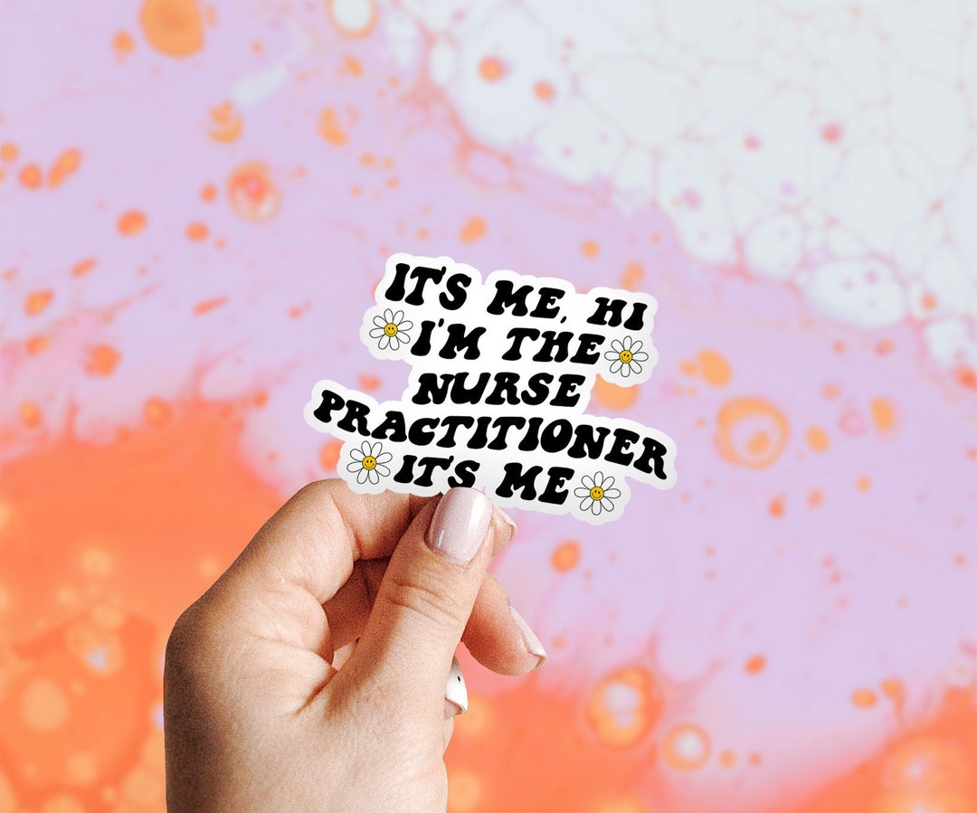 Nurse Practitioner NP Graduation Sticker, Gifts, Kiss Cut, for Laptop ...