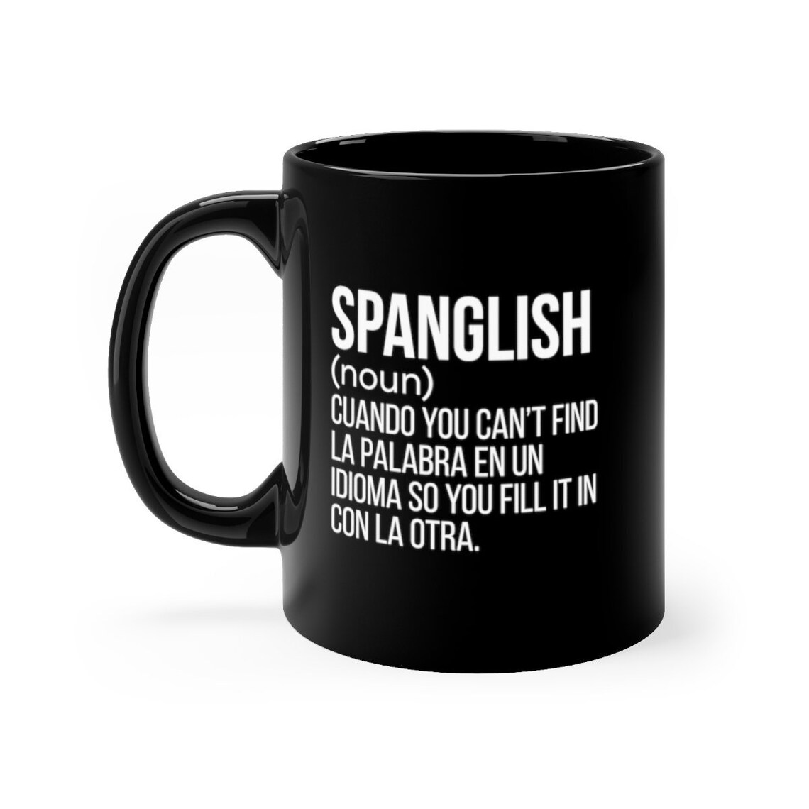 SPANGLISH MUG Mexican Mug Spanish Teacher Taza Puerto Rico Tumbler ...
