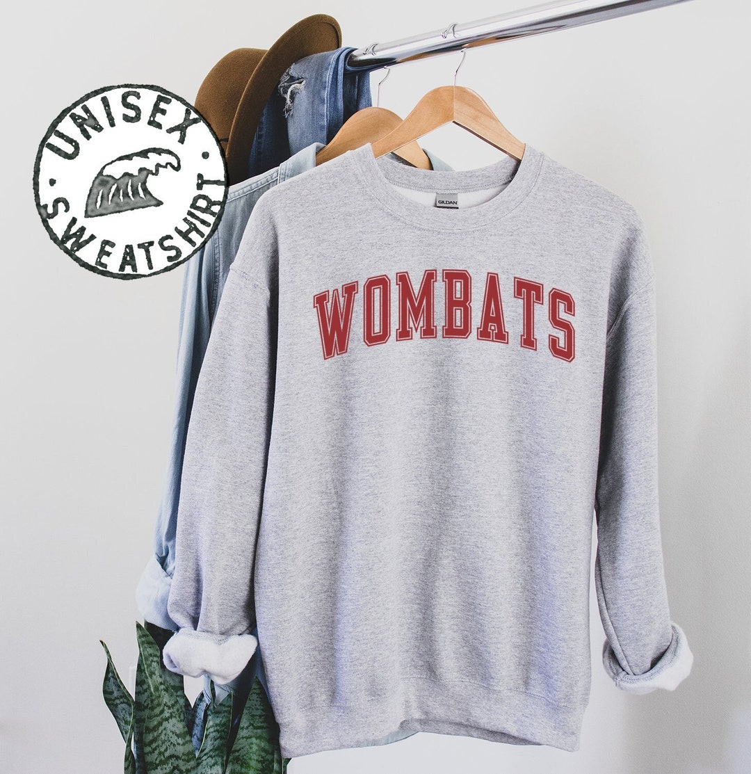 Wombat Sweatshirt, Gifts, Crewneck, Funny Sweater Shirt, Jumper, Men ...