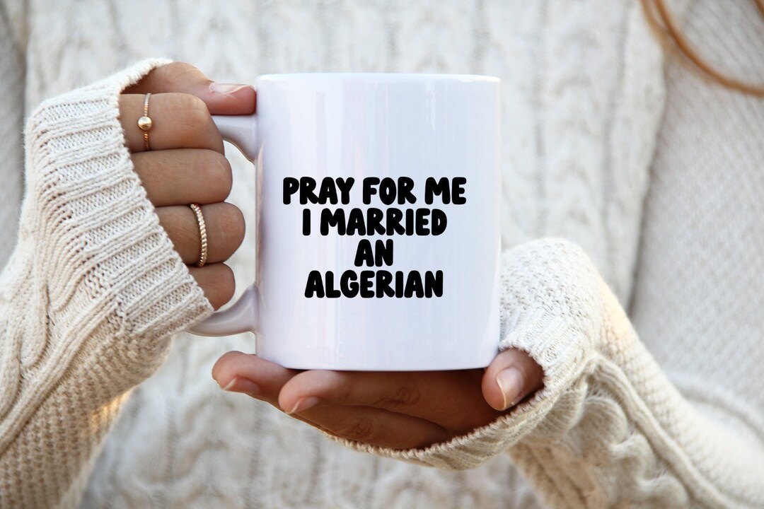 Algerian Algeria Wedding Anniversary Wife Husband Mug, Gifts, Funny ...