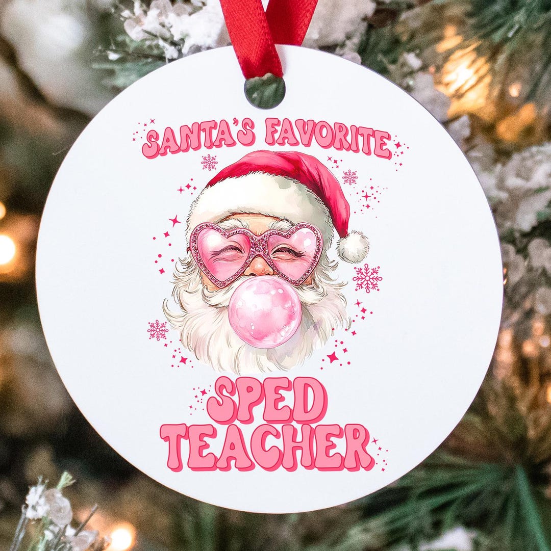 SPED Teacher Ornament, Christmas Gifts, Xmas, Graduation, Tree Decor ...