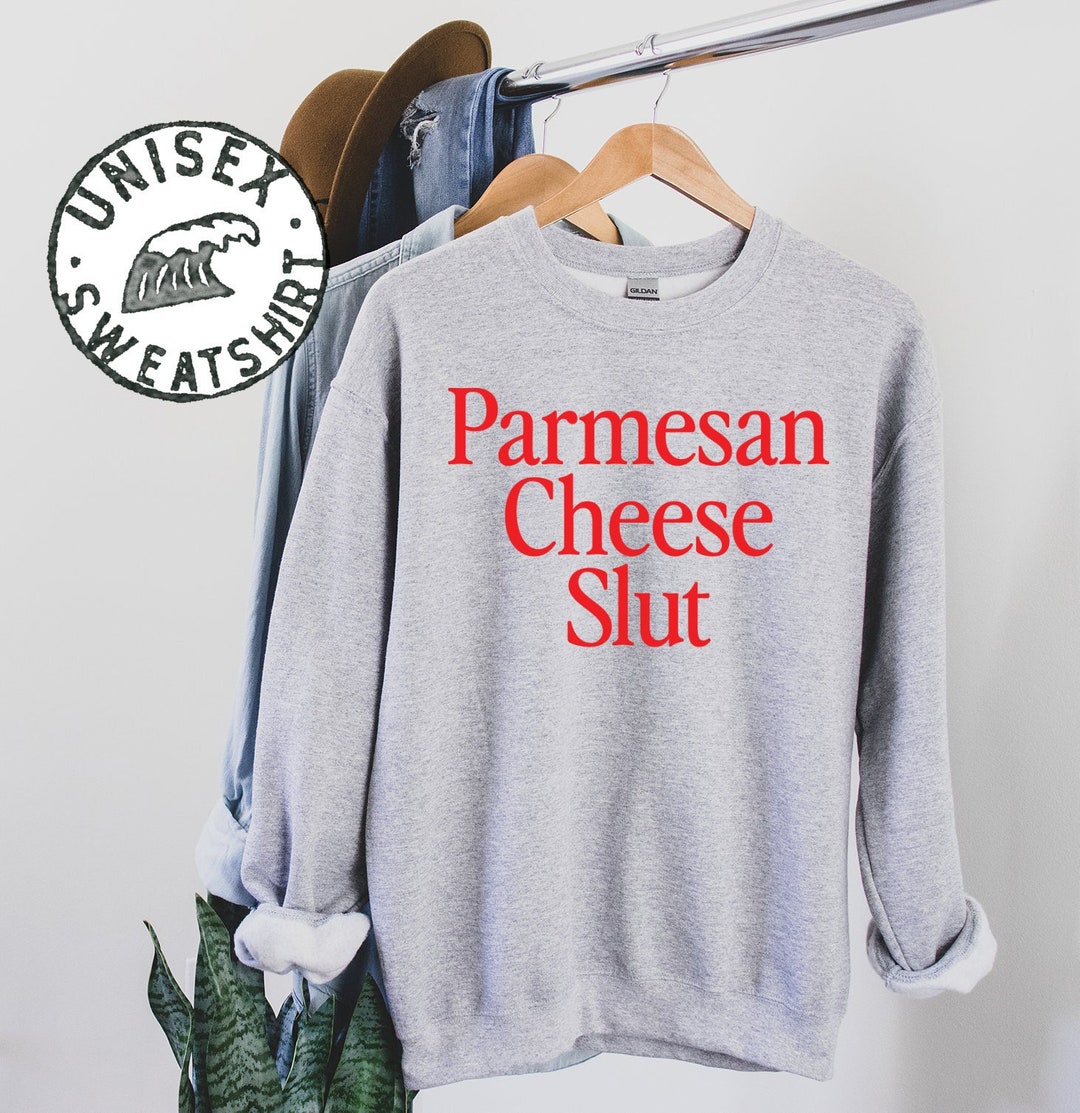 Parmesan Cheese Sweatshirt, Gifts, Crewneck, Funny Sweater Shirt ...