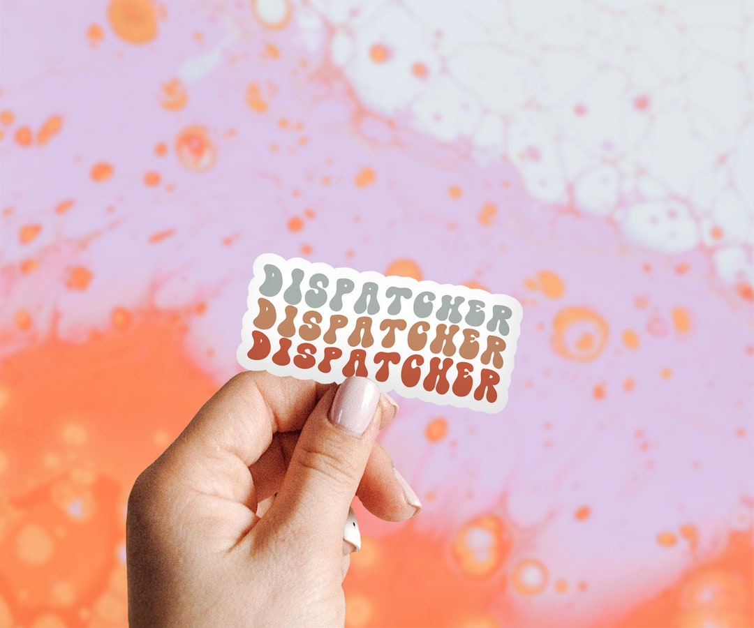 Dispatcher 911 Emergency Sticker, Gifts, Kiss Cut, for Laptop, Funny ...