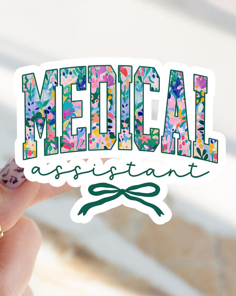 Medical Assistant Sticker, Graduation Kiss Cut Sticker, Gifts, Laptop ...