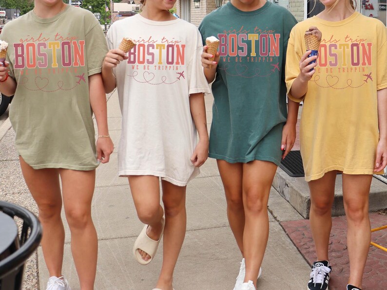 Boston Massachusetts Shirt, Girls Trip Tshirts, Girls Trip Favors ...