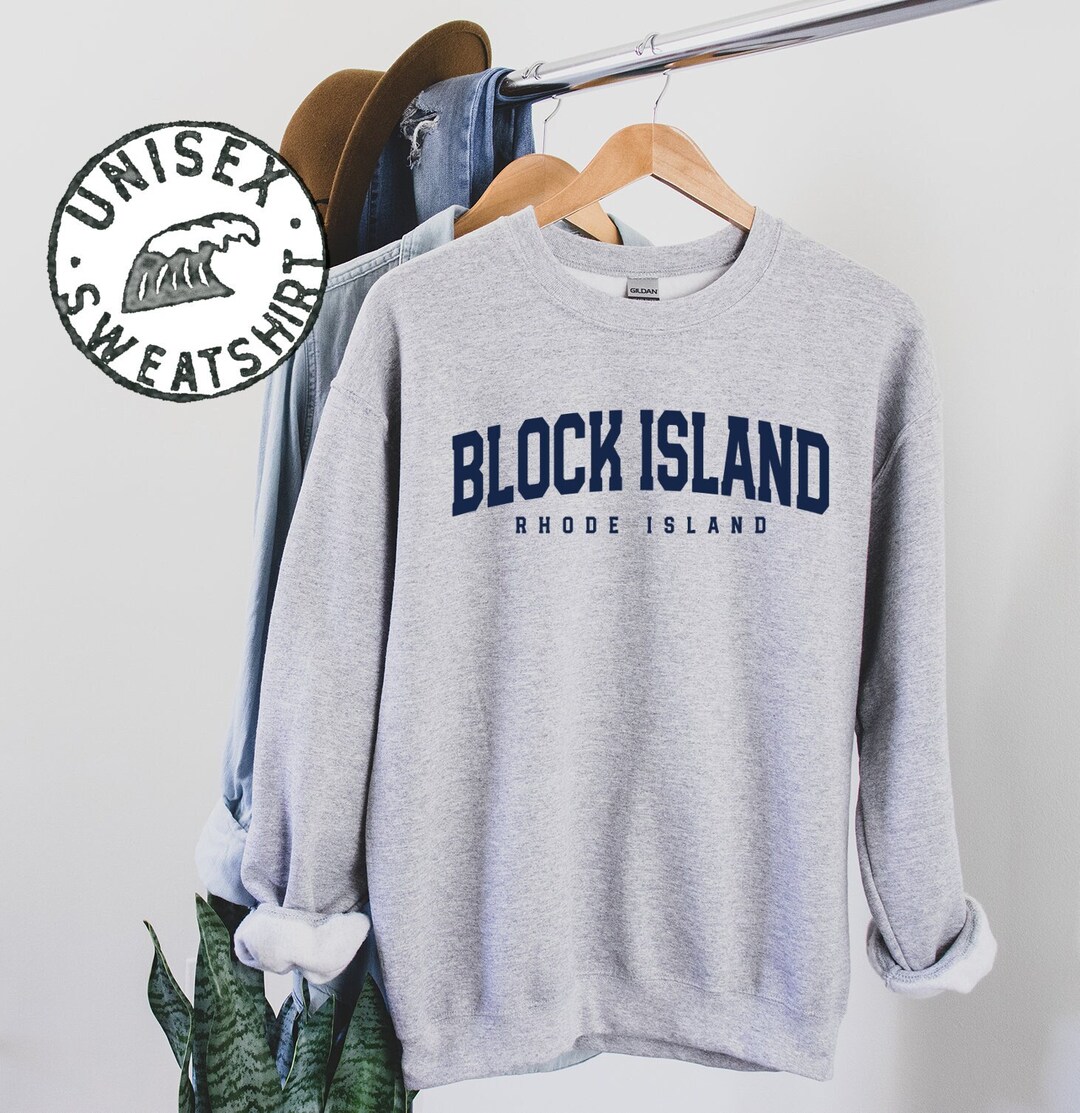 Block Island Rhode Island Trip Vacation Moving Sweatshirt, Gifts, Funny ...