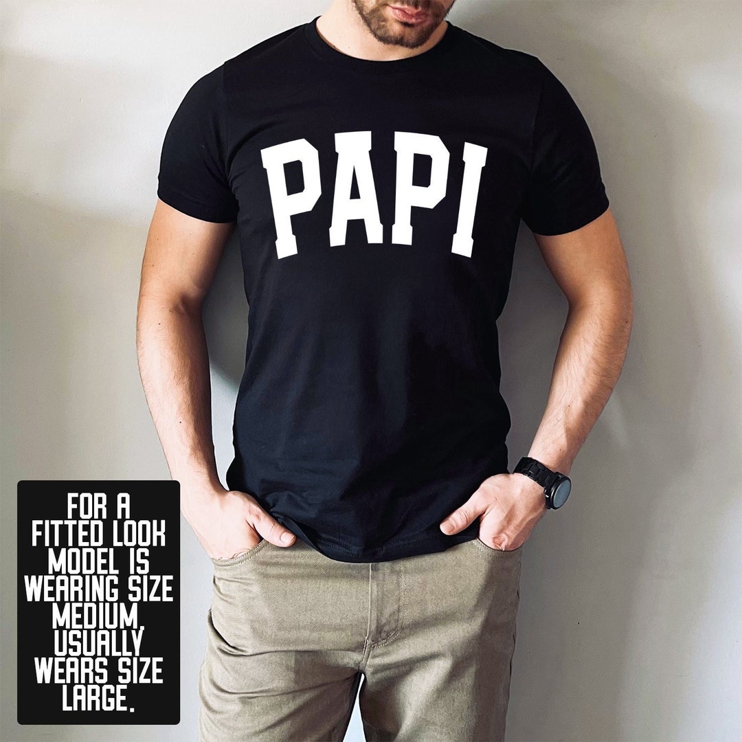 Papi Fathers Day Grandpa Dad Shirt, Gifts, Funny Tee, Tshirt, Men Women ...