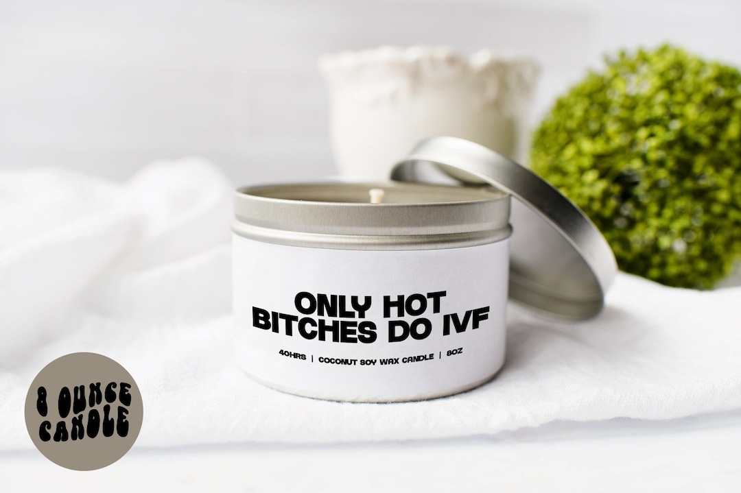IVF Transfer Day Infertility Candle, Gifts, Tin, Coconut Soy Wax ...