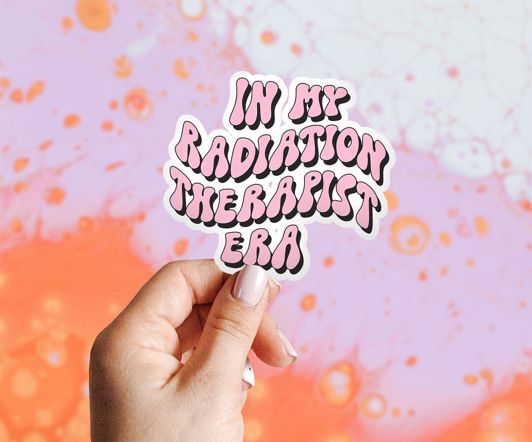 Radiation Therapist Sticker, Gifts, Kiss Cut, for Laptop, Funny Sticker ...