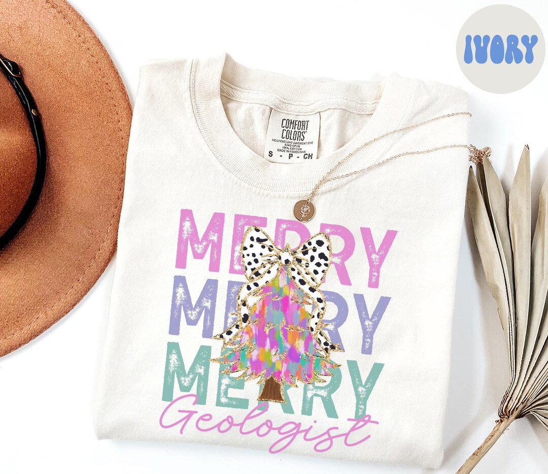 Geologist Christmas Shirt, Geology Christmas Gifts, Christmas Tree ...