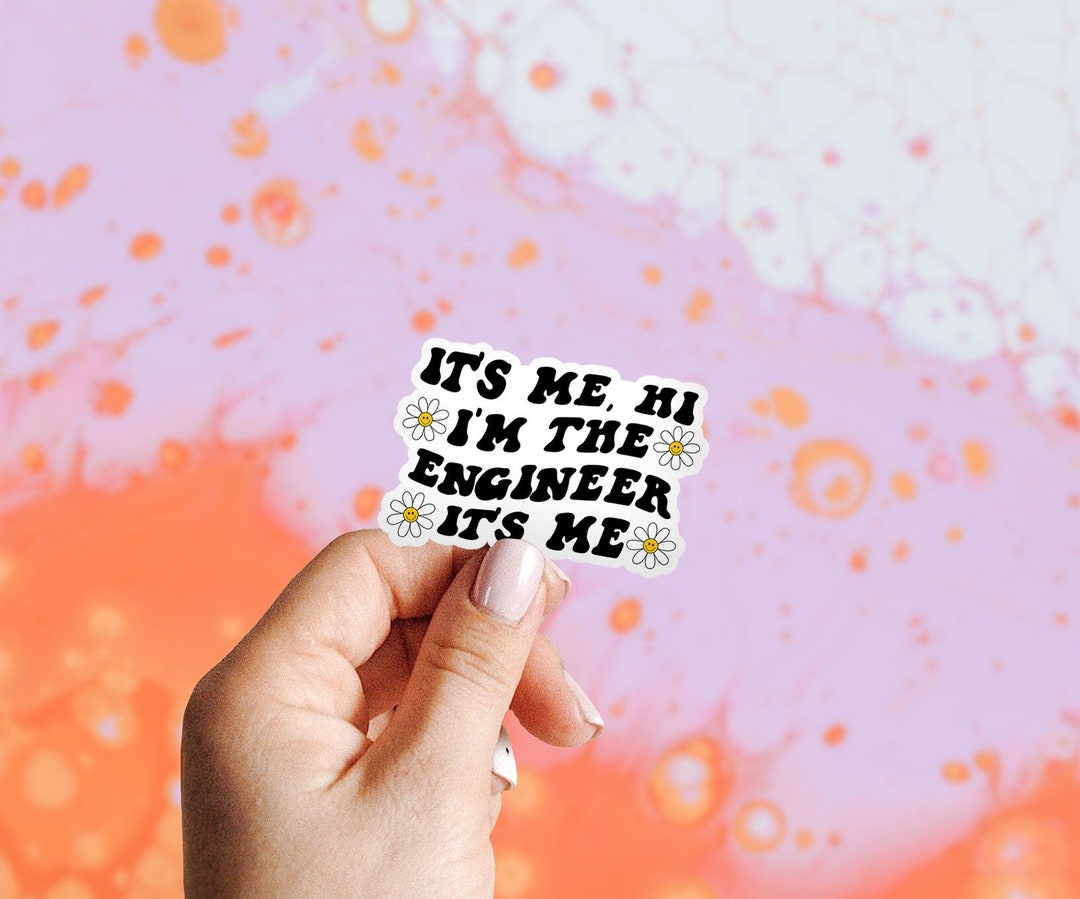 Engineer Engineering Graduation Sticker, Gifts, Kiss Cut, for Laptop ...