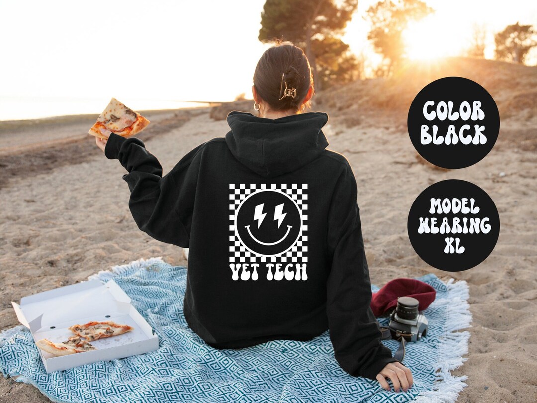 Vet Tech Grad Graduation BACK PRINT Hoodie, Gifts, Funny Jumper, Hooded ...