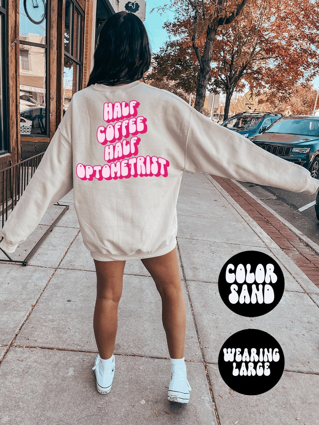 Optometrist Optometry Graduation BACK PRINT Sweatshirt, Gifts, Funny ...