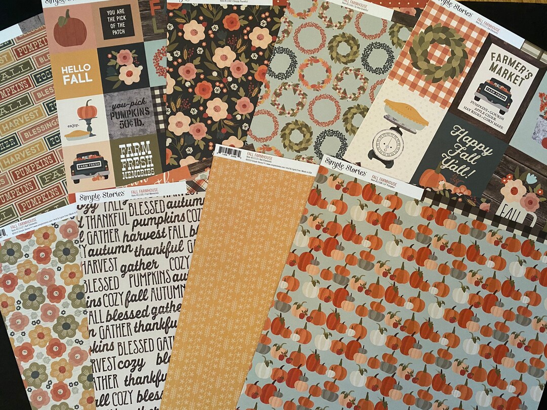 Simple Stories ~ Fall Farmhouse - Etsy