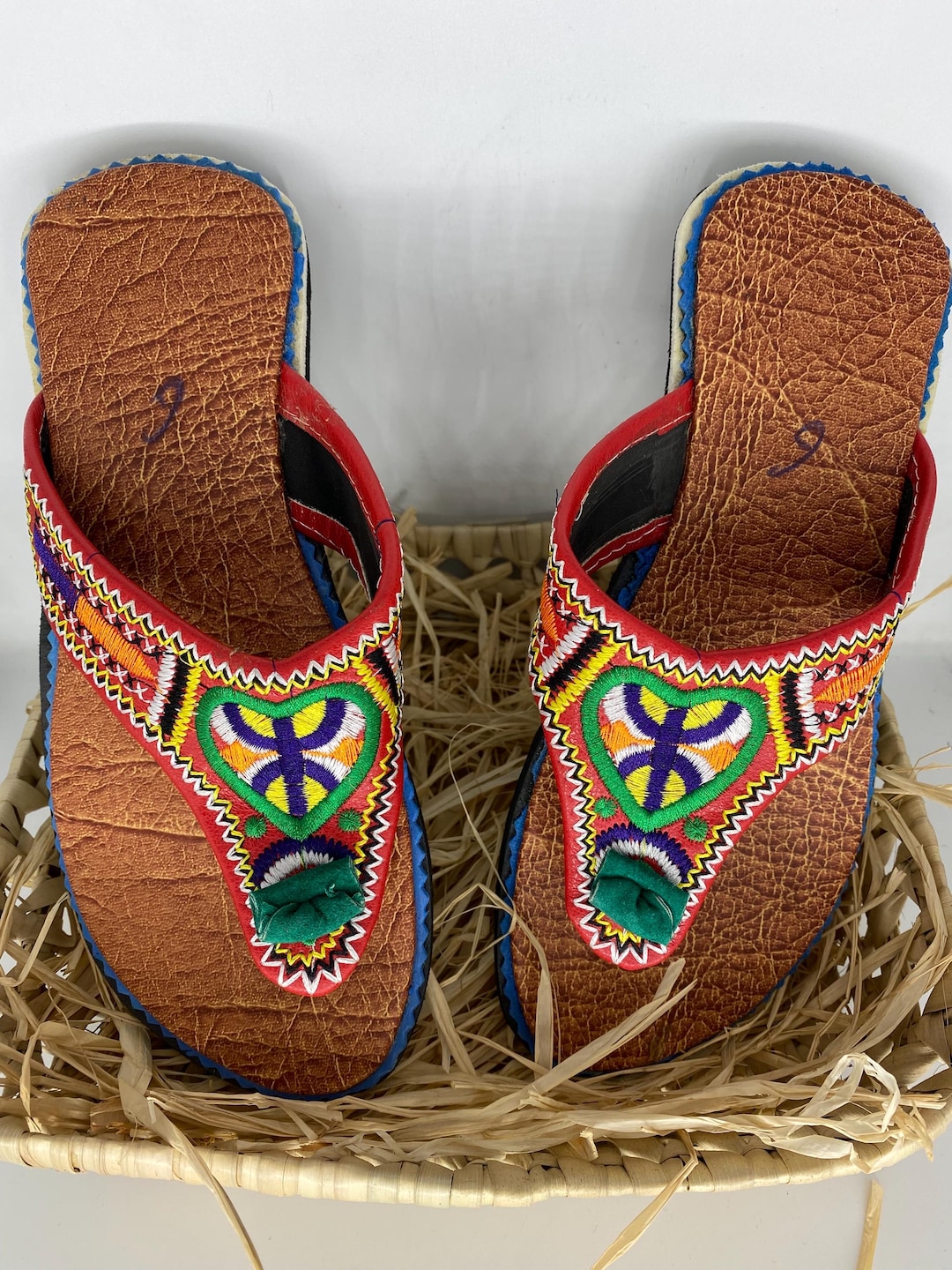 Moroccan Berber Leather Sandal for Women – 100% Natural Leather ...