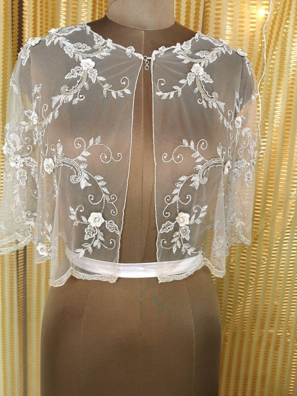 Bridal Cover Up Wedding Dress Bridal Cape Shoulder Coverup - Etsy