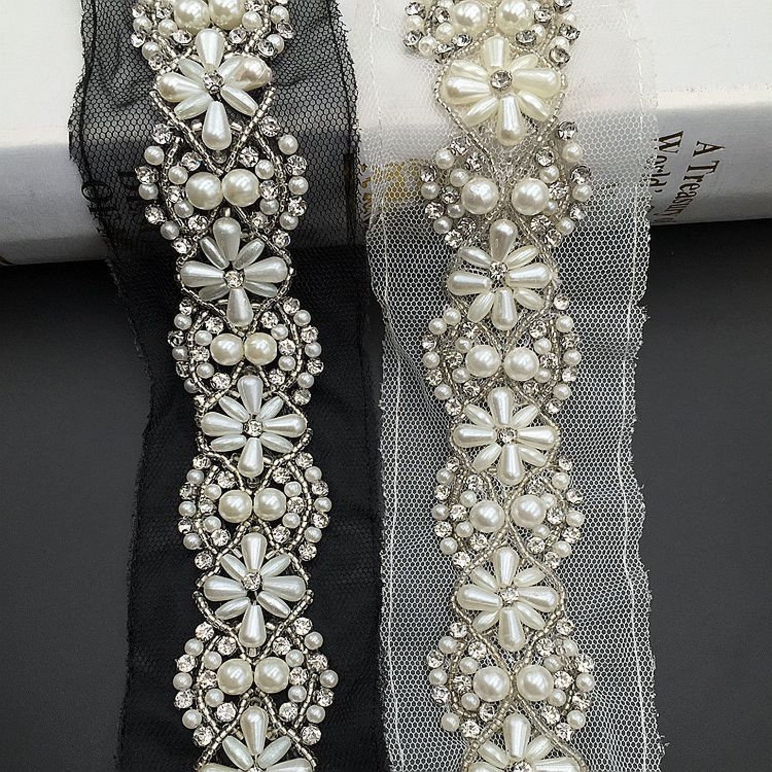 Beaded Lace Trim Beading Trims Dress Decorative Supplies - Etsy