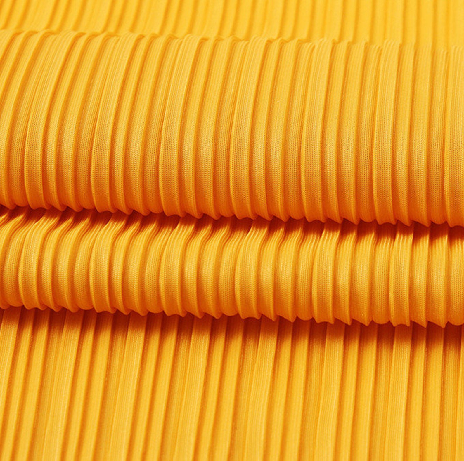 17 Colors Pleated Panel Polyester Fabric by the Yard, Accordion Pleats ...