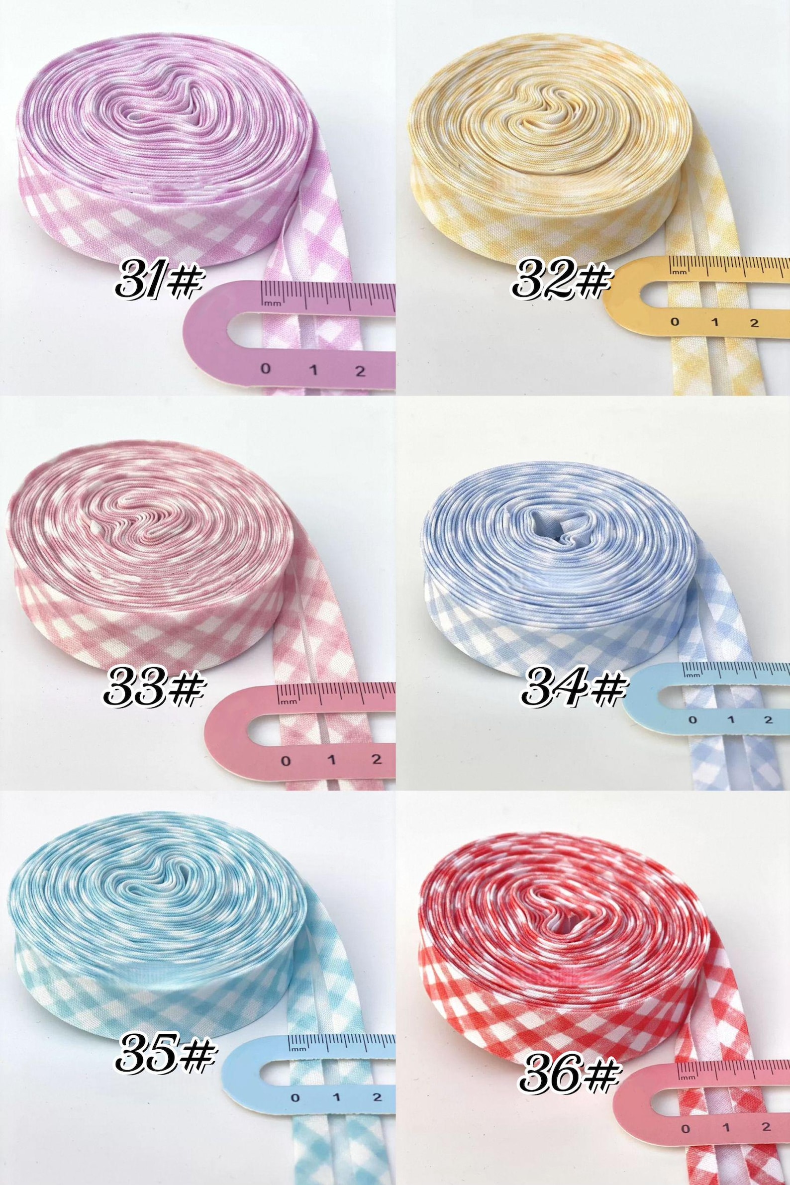 Cotton Bias Binding Tape: 20mm Double Fold, Quilting & Sewing - 10 Meters - Etsy