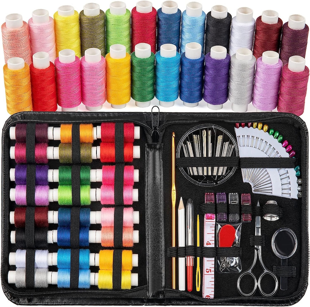 24 Color Threads Sewing Kit Travel Set/travel Sewing Kit/sewing ...