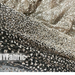 Gradient Sequins Lace Fabric by the Yard,wedding Bridal Dress Mesh ...