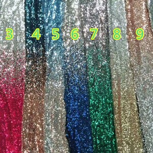 Gradient Sequins Lace Fabric by the Yard, Evening Dress Encryption Mesh ...