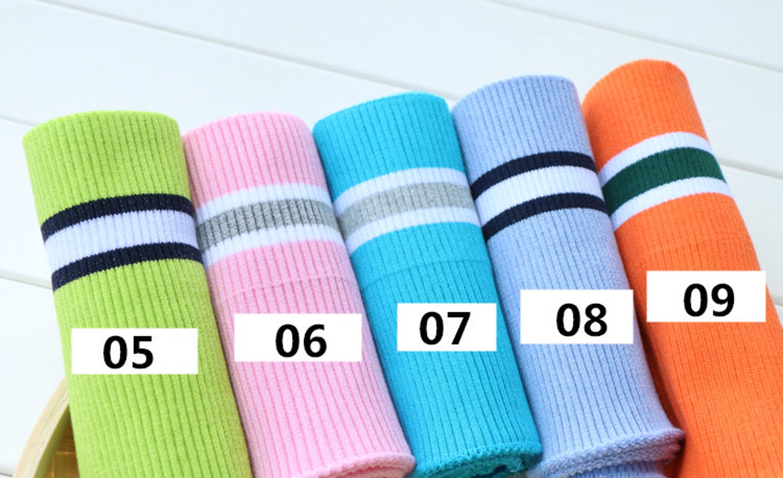 Elastic Rib Cuffing, Rib Knit Seamless Cuff Fabric,trim Cuff for ...