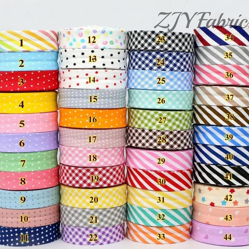 Embroidered Tan Bias Tape - Etsy Australia