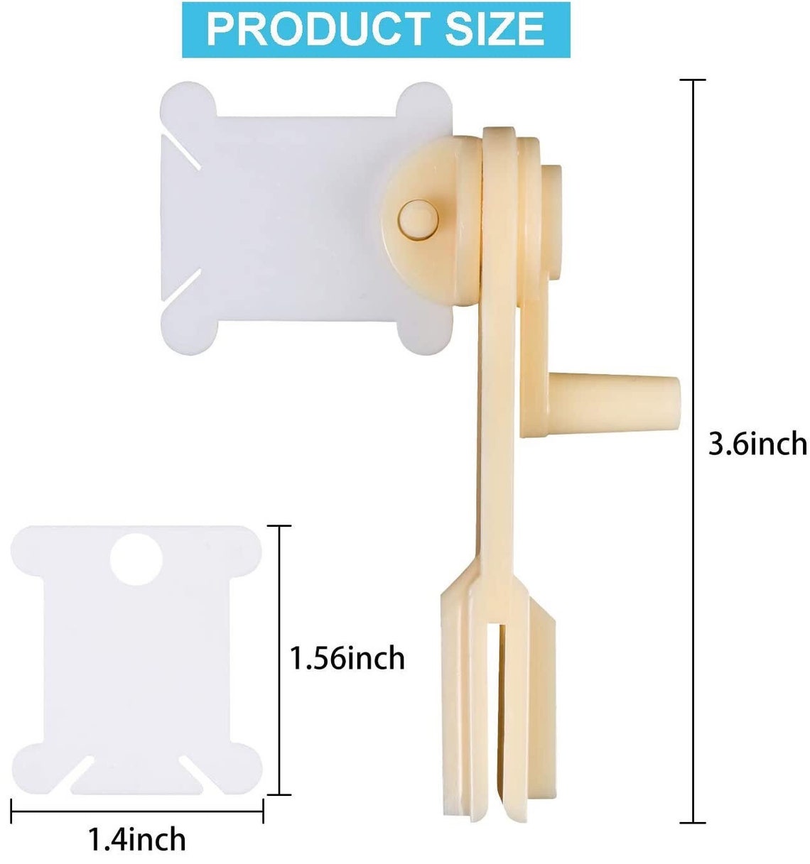 100 PCS Plastic Thread Cards With 1 Floss Bobbin Winder /for | Etsy