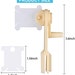 100 PCS Plastic Thread Cards With 1 Floss Bobbin Winder /for Embroidery ...