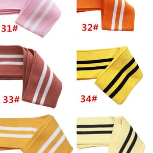 7CM Thin Elastic Rib Pinstripes Cuffing, Rib Knit Seamless Cuff Fabric ...