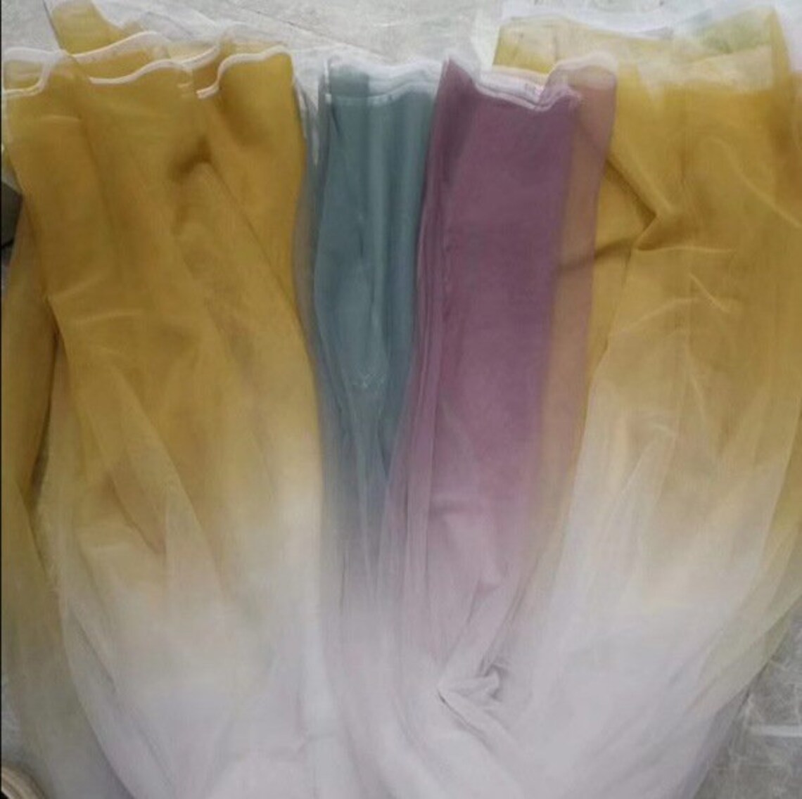 5 Yards Symmetry Gradient Lace Fabric Soft Tulle Fabric Bridal | Etsy