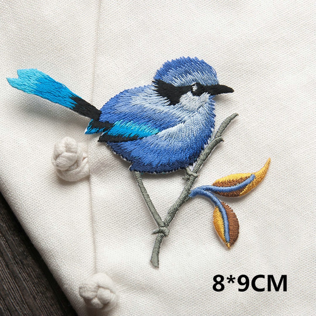10 Styles Bird Embroidery Patch Iron/ Sew on Appliques Patch for ...