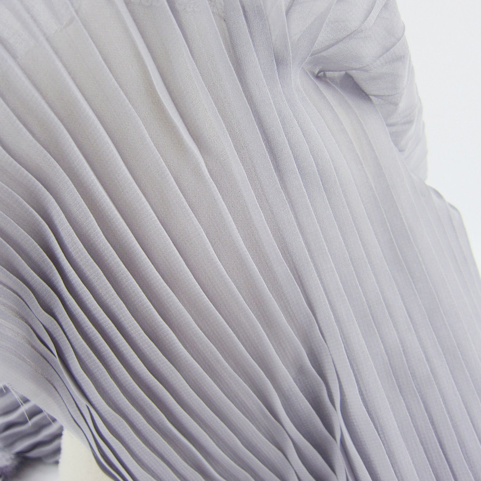 Grey Pleated Chiffon Fabric by the Yard Chiffon Cloth | Etsy