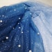 Gradient Blue Beaded Lace Fabric by the Yardbridal Wedding - Etsy