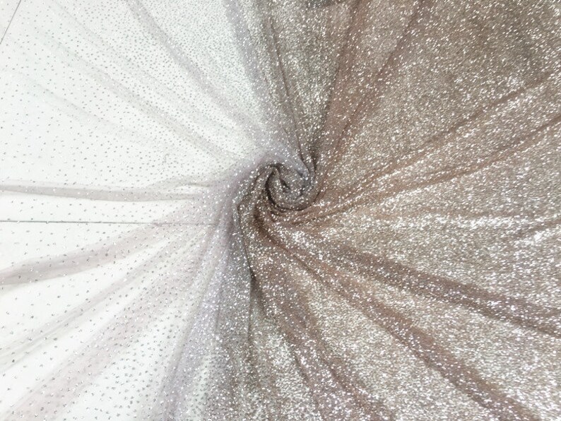 Gradient Sequin Lace Fabric Soft Tulle Fabric Bridal Wedding | Etsy