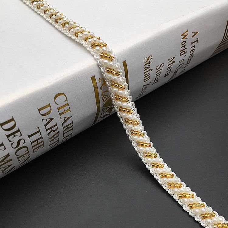 Beaded lace trim beading trims dress decorative supplies | Etsy