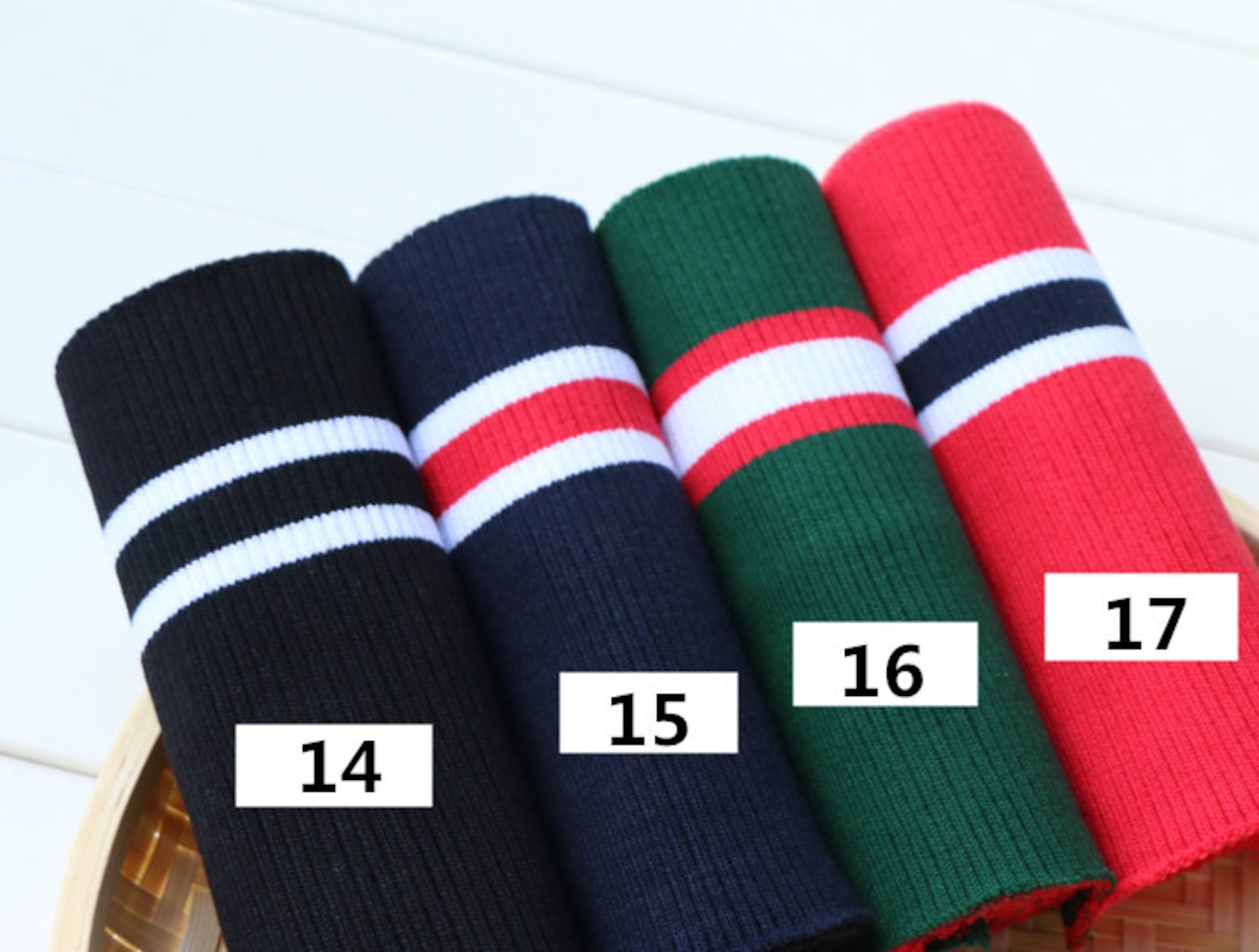 Elastic Rib Cuffing, Rib Knit Seamless Cuff Fabric,trim Cuff for ...