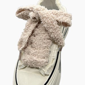 1 Pair Fuzzy Laces,shoe Laces,plush Shoelaces,9 Colors - Etsy