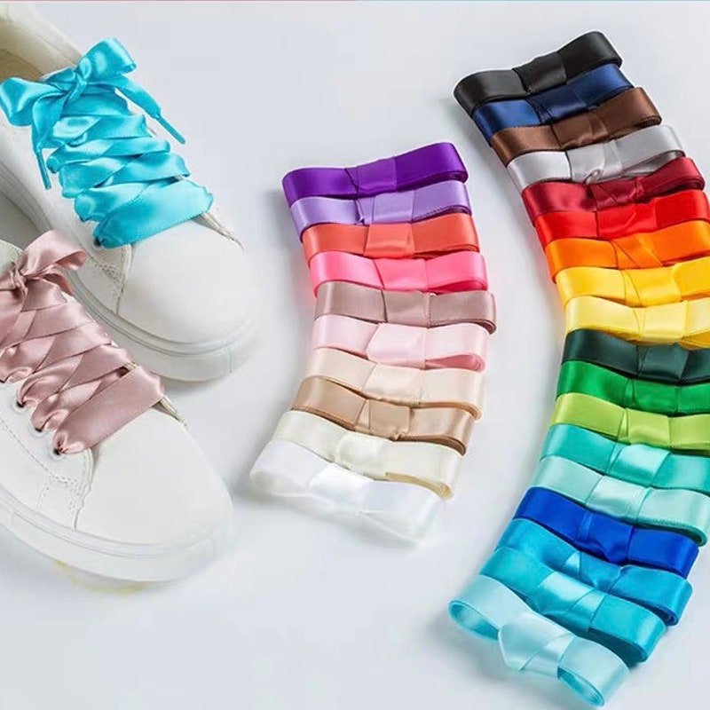 Ribbon Shoelaces - Etsy