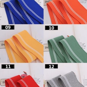 Thin Elastic Rib Pinstripes Cuffing, Rib Knit Seamless Cuff Fabric,trim ...
